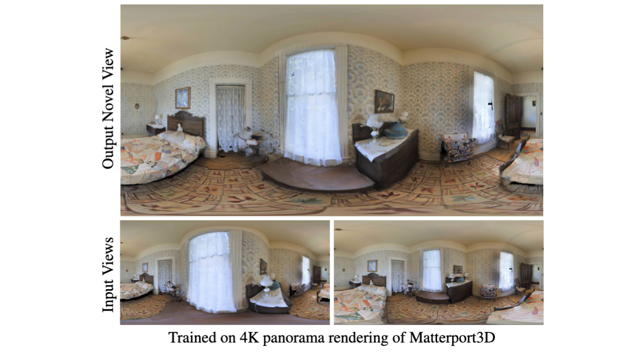 PanSplat: 4K Panorama Synthesis with Feed-Forward Gaussian Splatting | Cheng Zhang